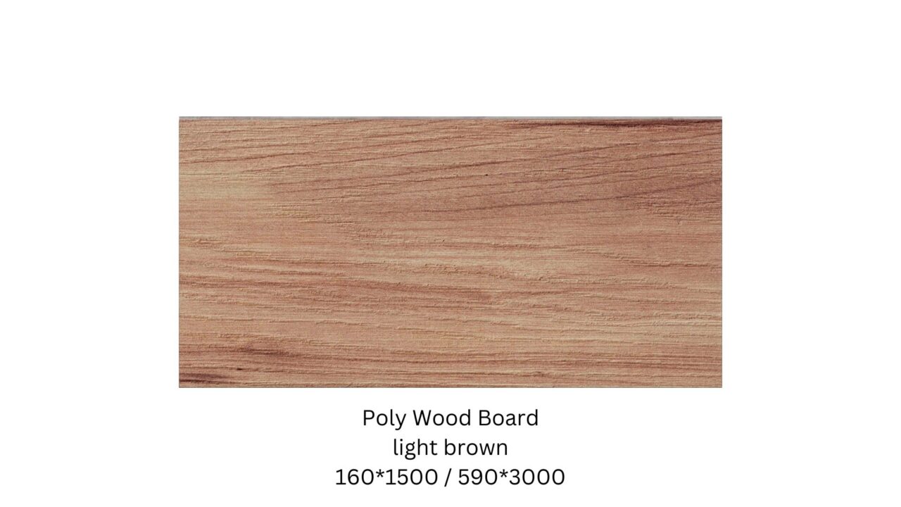 MODIFIED CLAYWALL TILES POLY WOOD BOARD - GreenHeart