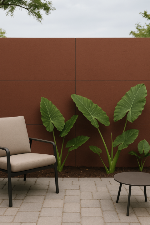 MODIFIED CLAYWALL TILES RUST BOARD MEDIUM PLAID - GreenHeart